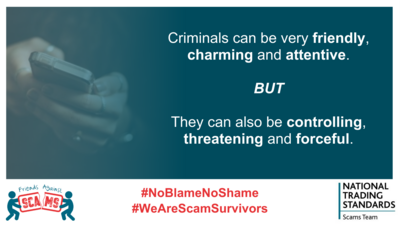Friends Against Scams - #NoBlameNoShame